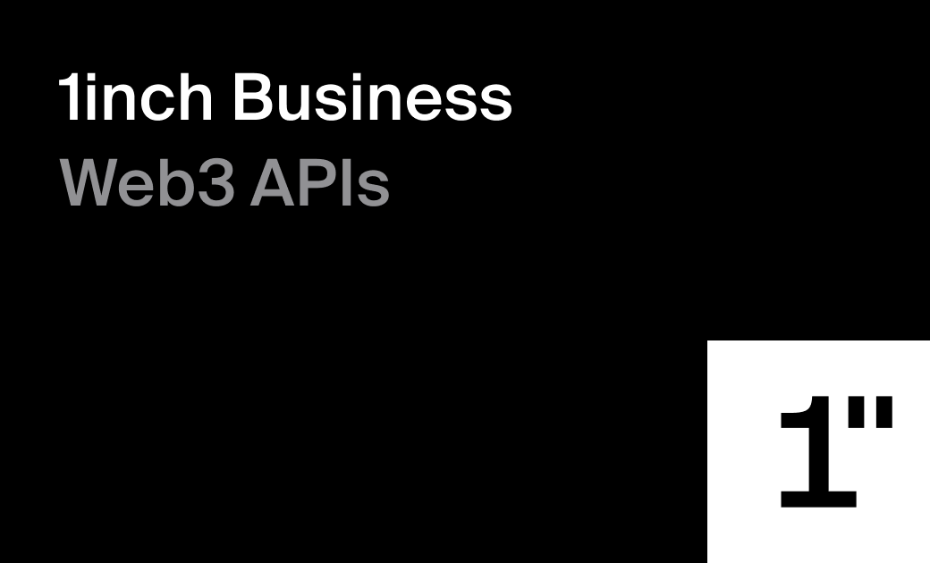Login | 1inch Developer Portal